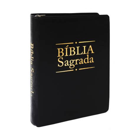 BÍblia Sagrada Dourada Preta