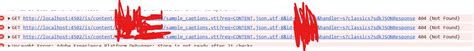 Scene7 Aem Dynamic Media Video Closed Captions Dont Work