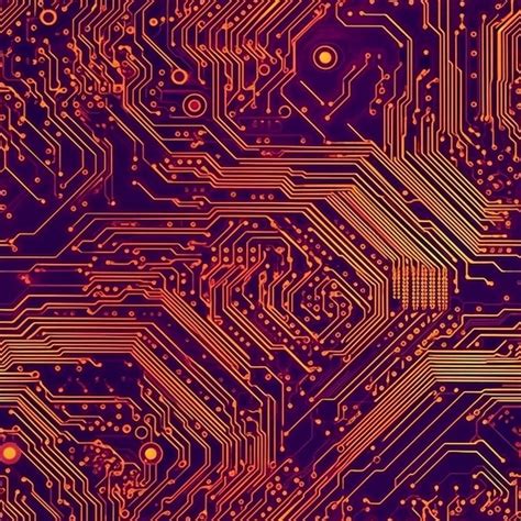 Premium Photo A Close Up Of A Computer Circuit Board With Many Small Dots Generative Ai