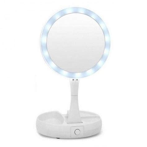 ᐉ Складне дзеркало для макіяжу My Fold Away Mirror з Led підсвічуванням • Краща ціна в Києві