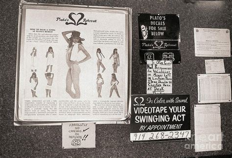 Poster Advertising Swingers Sex Club Poster By Bettmann