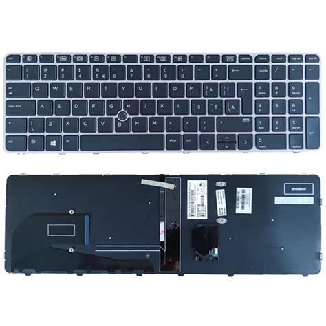 Keyboard With Frame And Pointstick And Backlight For Hp Elitebook 850 G3