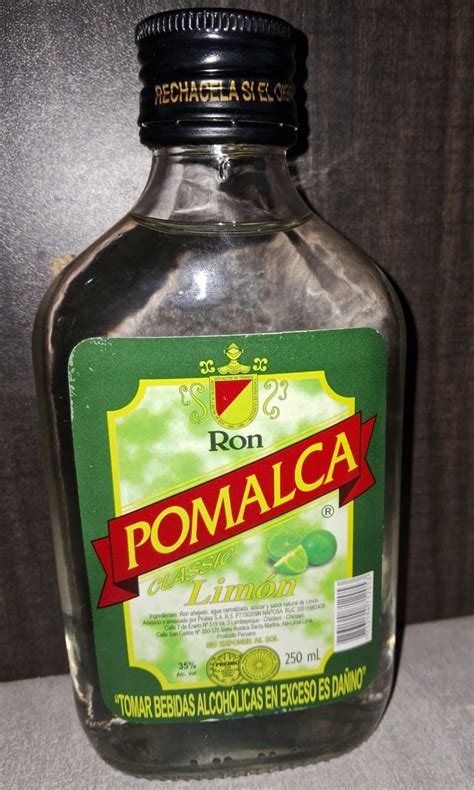 Ron Pomalca Sabor Limon X250ml Rappi