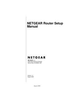 NETGEAR Router Setup Manual Netgear Router Setup Manual Pdf PDF PRO