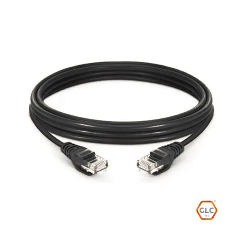 Cable Utp Patch Cord Cat 5e Glc 18m Negro Digitar Informática