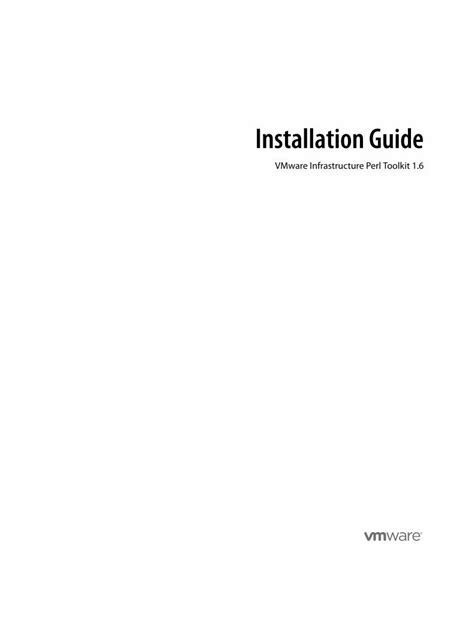pdf installation guide vmware infrastructure perl toolkit 1