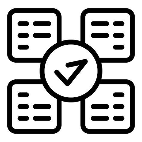 Premium Vector Completing Tasks Icon Showing Check Mark Validating Finished Items