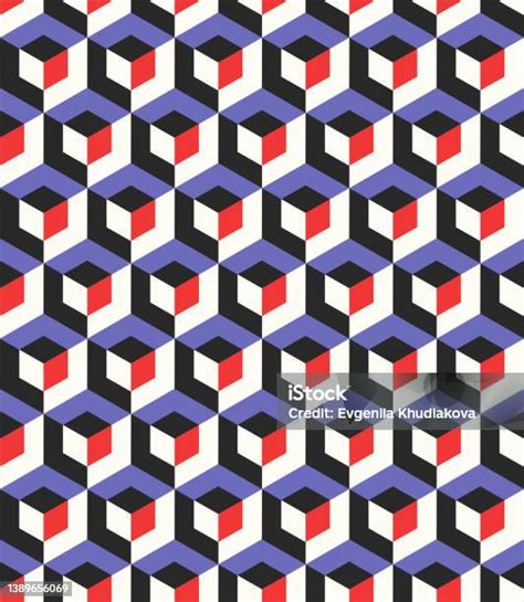 작은 규모 등각 큐브 광학 벡터 원활한 패턴 추상 적인 멀티 컬러 마이크로 기하학적 질감 현대 섬유 패션 프린트 레트로 스타일