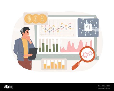Ai Analyzed Market Research Abstract Concept Vector Illustration Stock Vector Image And Art Alamy