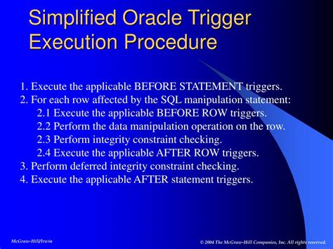 Ppt Overview Stored Procedures And Triggers Powerpoint Presentation