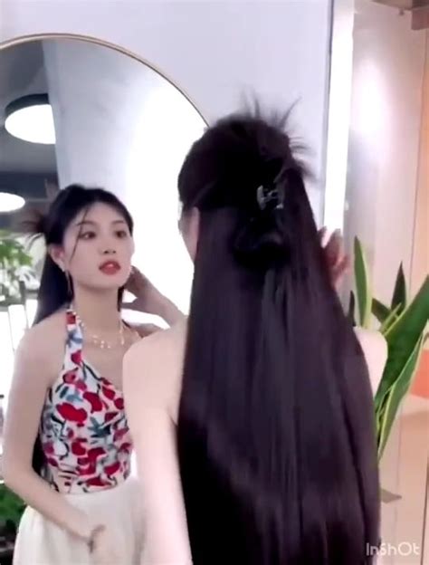 Kerasys วิกผมหางม้า ประดับขนไก่ สไตล์เกาหลี แฮร์พีช วิกผม ขนไก่ แบบครึ่งหัว วิกผมสั้นแฮร์พีชหาง