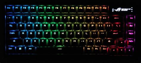Asus Rog Azoth Wireless Mechanical Keyboard Review Lighting Performance Techpowerup