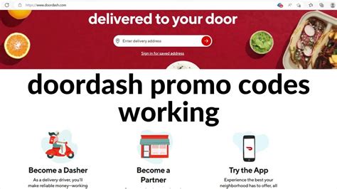 Doordash Promo Code I Doordash Promo Code 2023 February Youtube
