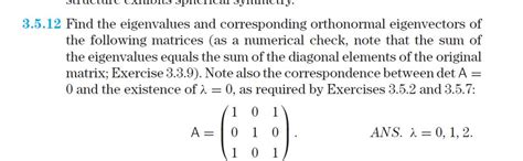 Solved Find The Eigenvalues And Corresponding Chegg