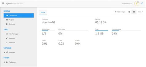 Install Ajenti Control Panel On Ubuntu 1804 Lts Computingforgeeks