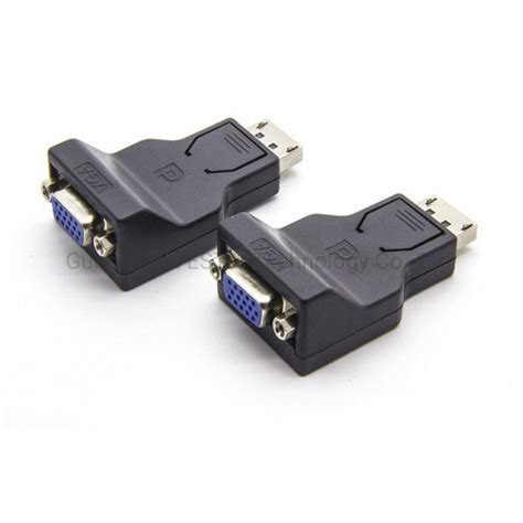 Displayport Male To Vga Female Adapter Converter China Dp To Vga Adapeter And Dp To Vga Cable
