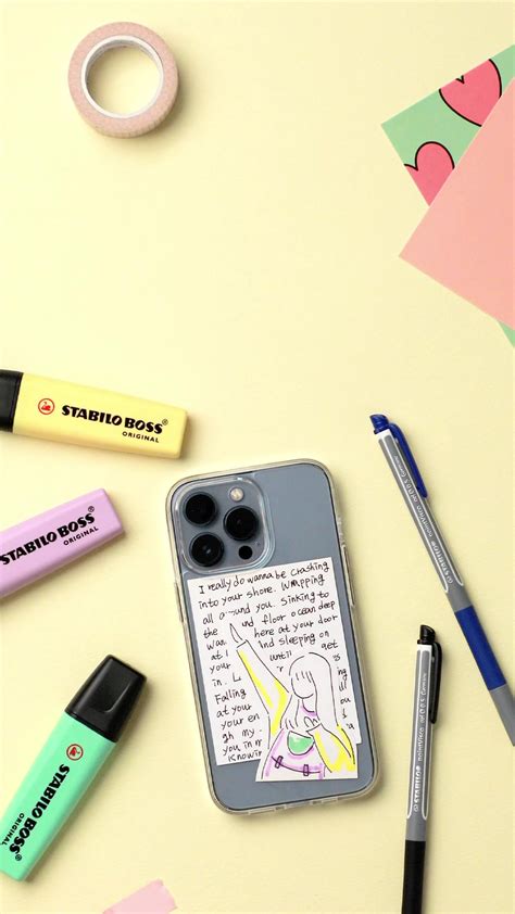 남들과 똑같은 스마트폰 케이스는 그만 직접 그려서 더 특별한 나만의 스마트폰 케이스 만들기 🙌 보스파스텔 과 포인트비스코 만 있다면 감성 뿜뿜 😍 스타빌로