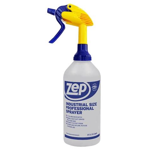 Ecolab 32 Oz Heavy Duty Pro Wide Mouth Bleach Resistant Spray Bottle