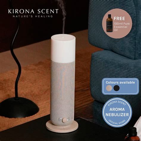 Kirona Scent Luna Aroma Nebulizer Beige Waterless Diffuser