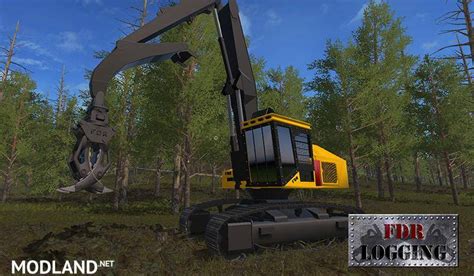 FDR Logging Shovel Loader V 1 0 Mod Farming Simulator 17