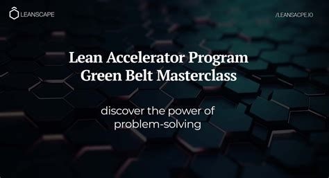 Lean Masterclass Courses Live Lean Six Sigma Training Courses