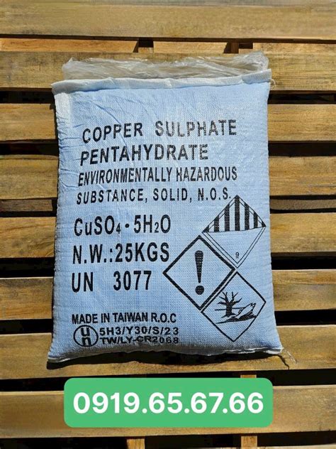 Copper Sulphate Pentahydrate Cuso4 5h2o Cty Cổ Phần Xnk Hóa Chất