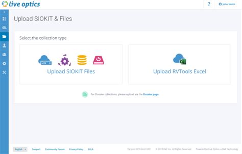 Live Optics Rvtools How To Upload The Excel Output To Create A Project Dell Vietnam