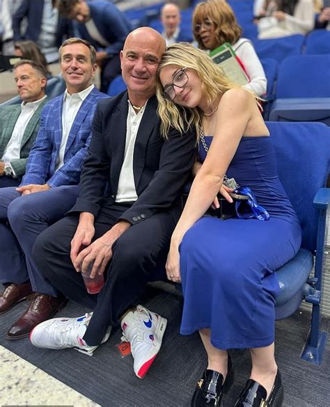 Andre Agassi And Steffi Grafs Rarely Seen Daughter 21 Spotted Alongside Tennis Legend At Us Open