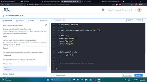 Panduranga Reddy Kummari On Linkedin Day96 Javascript Adda