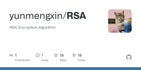 GitHub Yunmengxin RSA RSA Encryption Algorithm