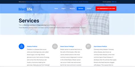 Github Karanmehra Medical Diagnosis Medical Diagnosis A Machine Learning Based Web