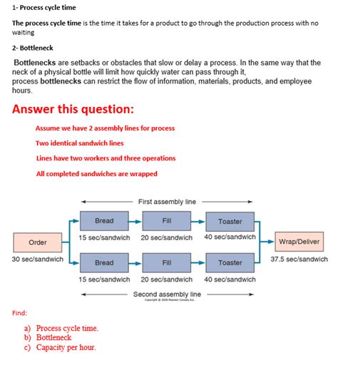 Solved Process Cycle Time The Process Cycle Time Is The Chegg Com