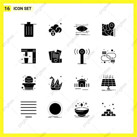 app ui application vector hd png images 16 icon set app application