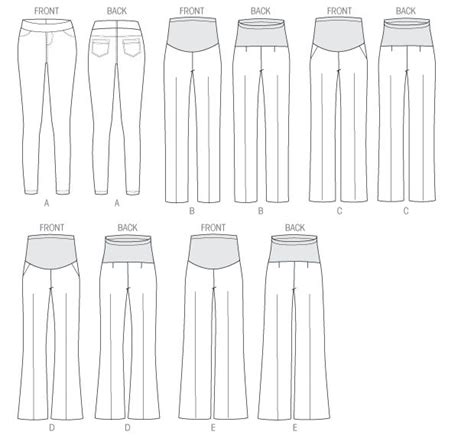 Maternity Leggings Sewing Pattern