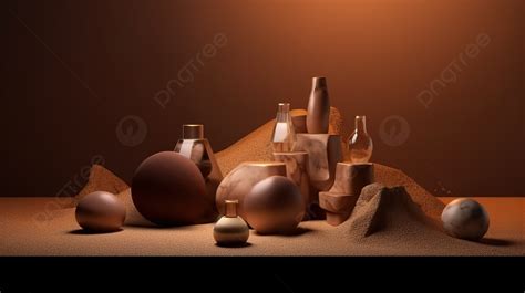 Creating 3d Product Displays And Showcases Stunning Brown Rock And