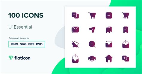 Ui Essential Icon Pack Gradient Fill 100 Svg Icons
