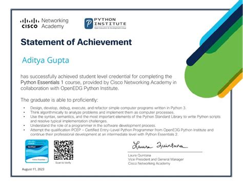 aditya gupta on linkedin pythonessentials1 certificationachieved