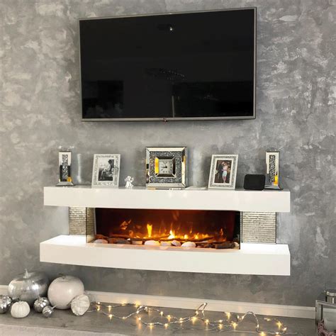 Electric Modern Fireplace Wall