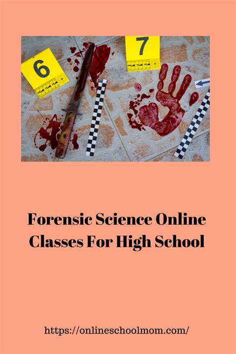 Forensic Science Online Classes