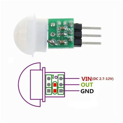 Hc Sr Am Mini Ir Pyroelectric Infrared Pir Motion Human Sensor Passive PIR Sensor