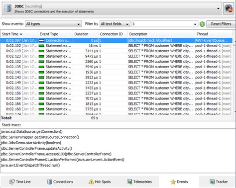 Java Tomcat How To Get Opened Jdbcoracle Connections Stack Trace