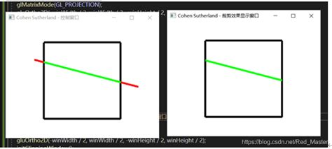 《计算机图形学》实验报告 Cohen Sutherland裁剪算法cohen Sutherland算法实验报告 Csdn博客