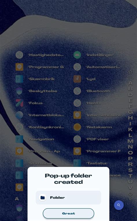 ability to customize new pop up folder on creation · issue 2140