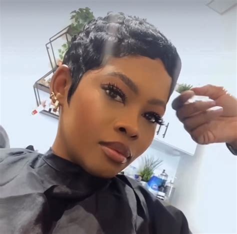 Black Women Pixie Haircut Nia Long Finger Waves Toni Braxton Short