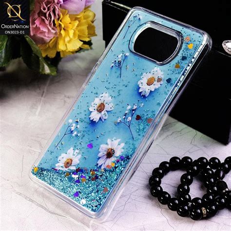 Xiaomi Poco X3 Pro Cover Design 1 Trendy Bling Liquid Glitter Soft