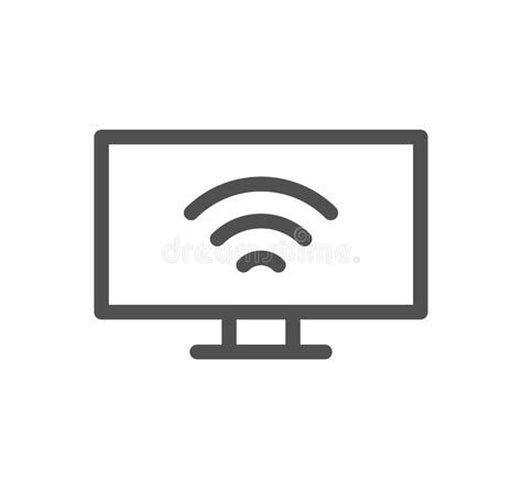 Monitor Icon Stock Vector Illustration Of Film Size 258989476