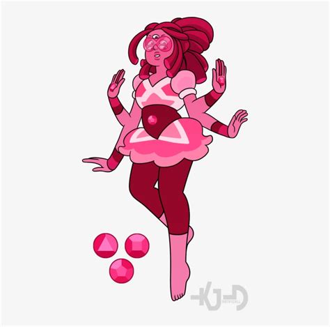 Cartoon Roses Pictures Rose Quartz And Garnet Fusion 422x750 Png