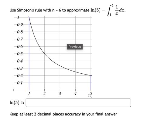 solved use simpson s rule with n 6 to approximate