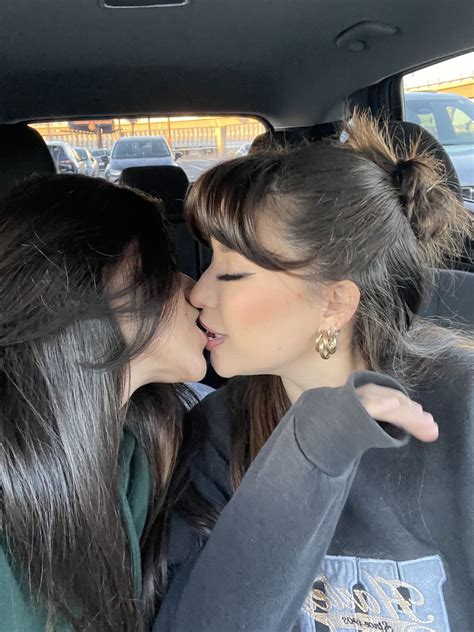 Lesbian Couple Wlw Couple Lgbtq Cute Wlw Couple In Car Lesbian Car