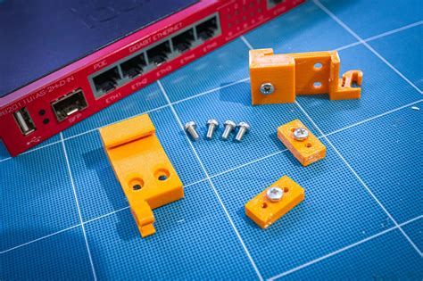 Mikrotik Rb2011 Din Rail Holder By Digital Farmer Download Free Stl Model